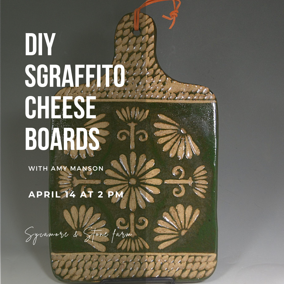 DIY Sgraffito Cheese Boards - Showit Blog
